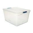 Clever Store Basic Latch-Lid Container, 71 Qt, 18.63" X 23.5" X 12.25 ...