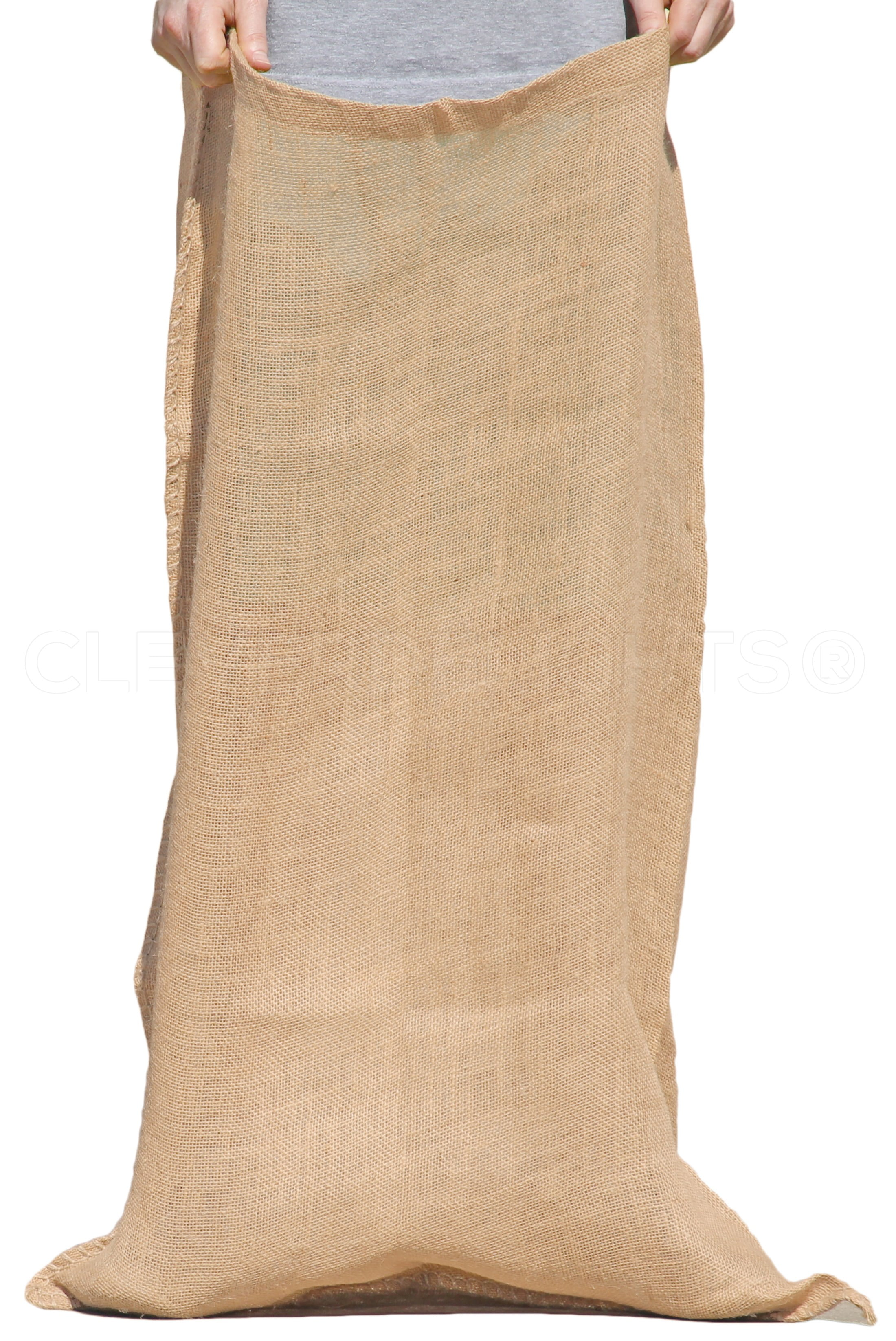 CleverDelights 23" x 40" Burlap Bags - 10 Pack - Natural Jute Burlap ...
