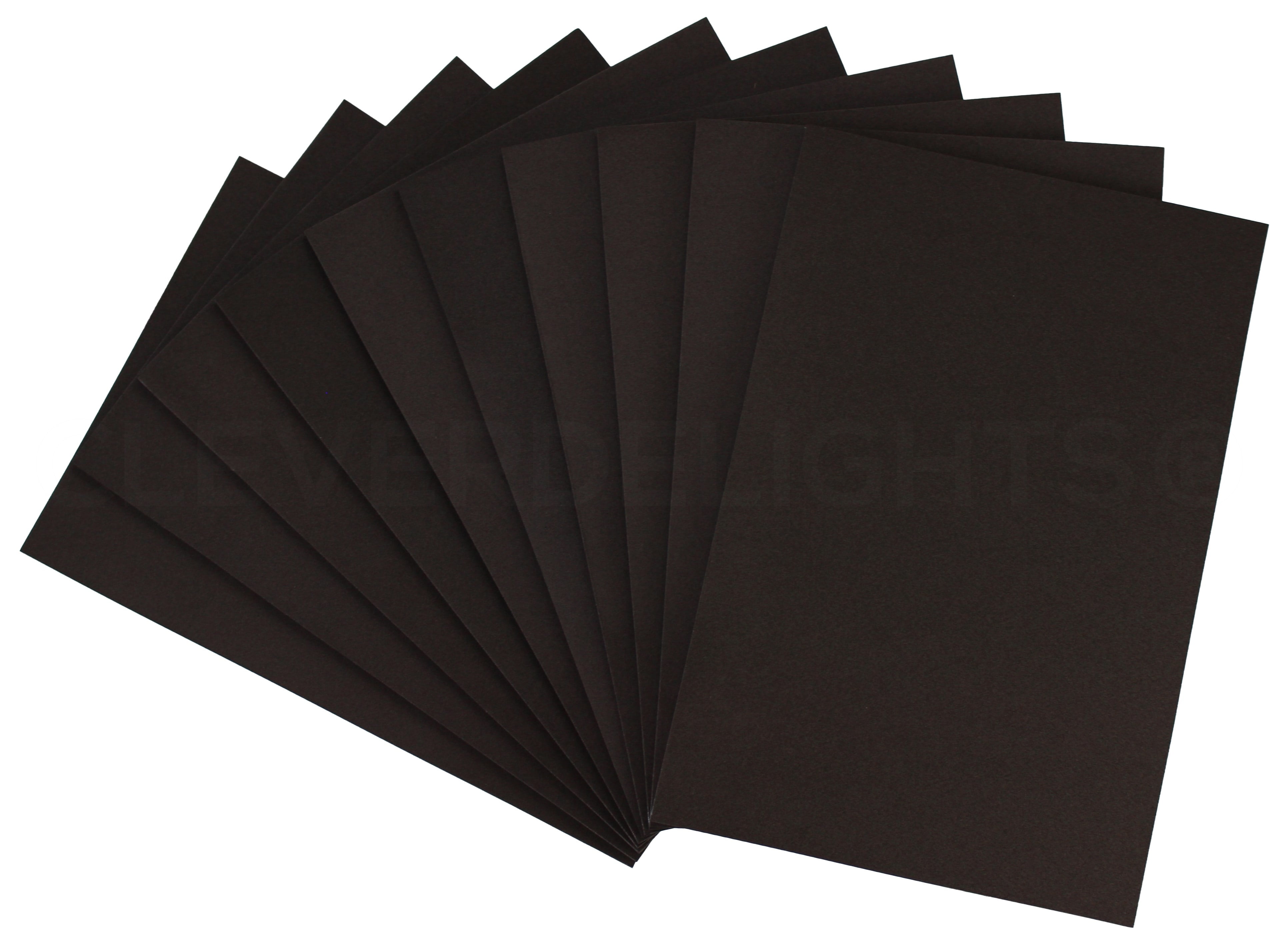 CleverDelights 8 x 12 Inch Black Foam Sheets - 10 Pack - Extra Thick ...