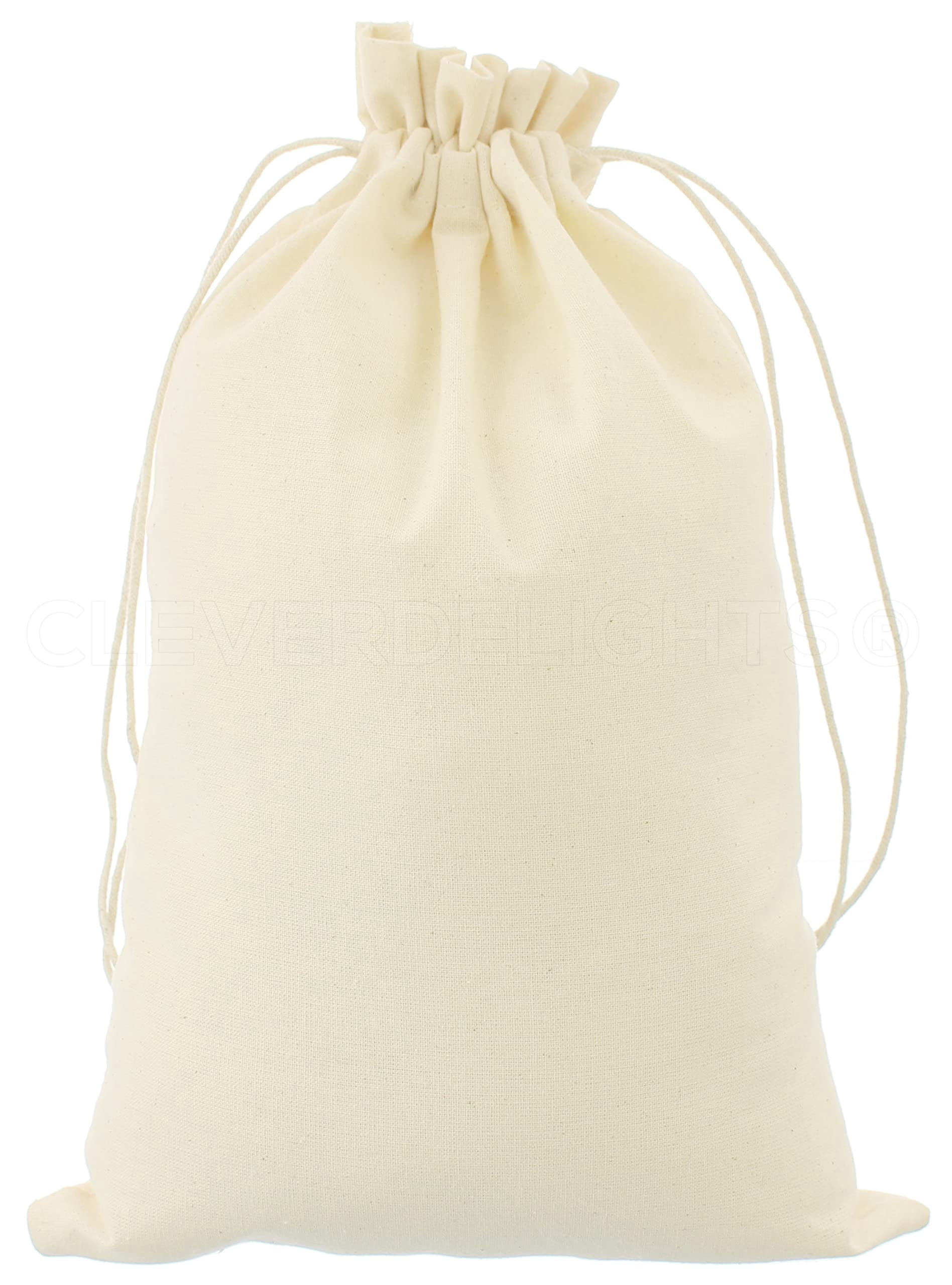 CleverDelights Cotton Bags - 8