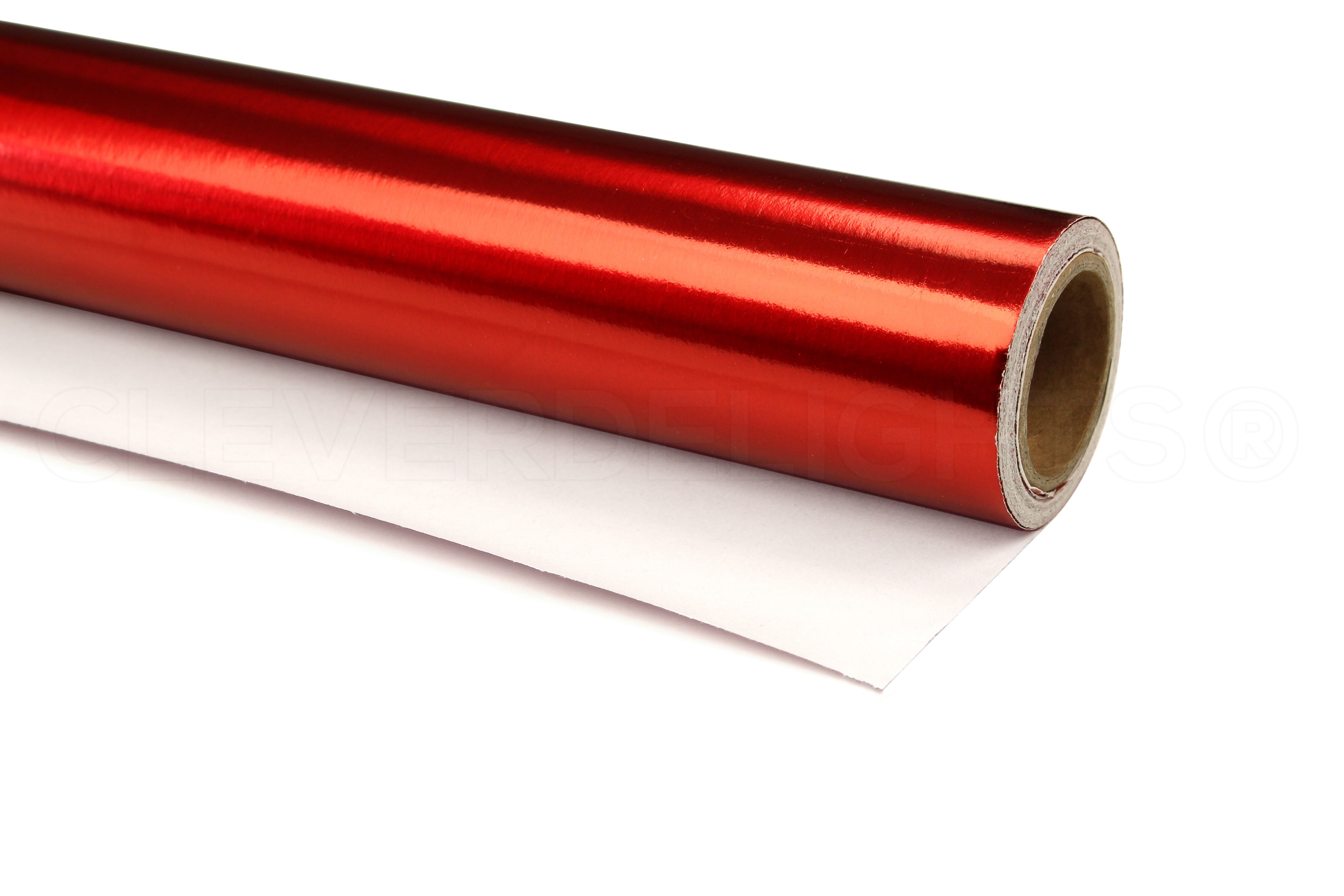 "CleverDelights Metallic Red Wrapping Paper - 30"" x 300"" Jumbo Roll ...