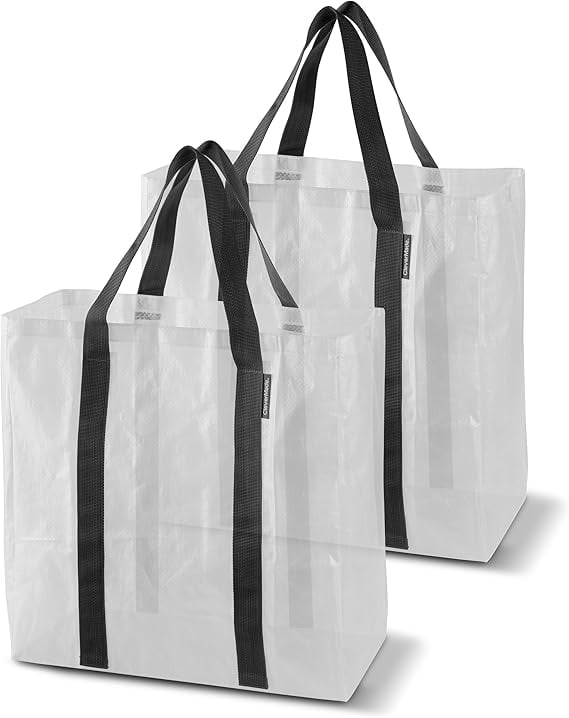 CleverMade 42L Collapsible Storage Tote, Transparent (2PK) - Walmart.com