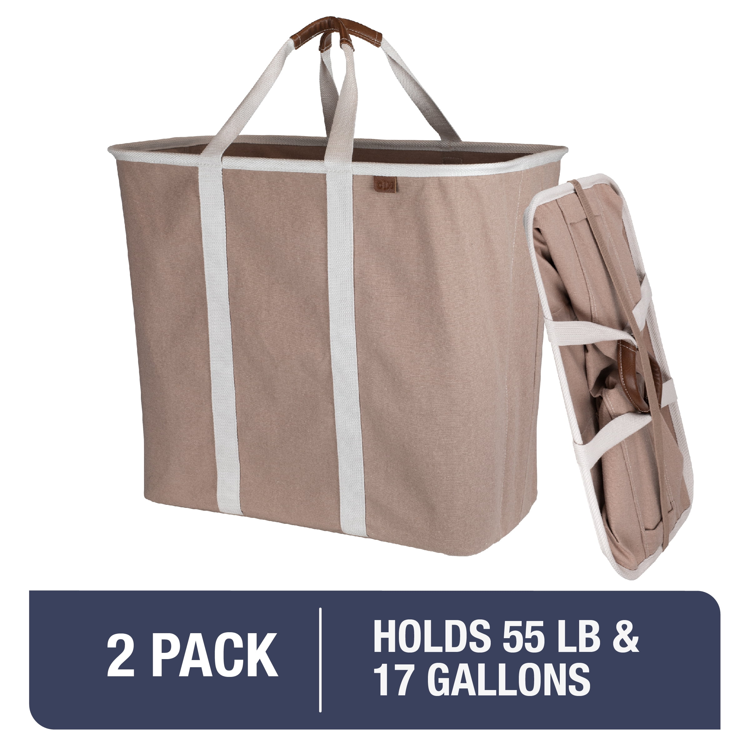 Free Shipping! CleverMade Collapsible Laundry Caddy, 64L (17 Gal ...