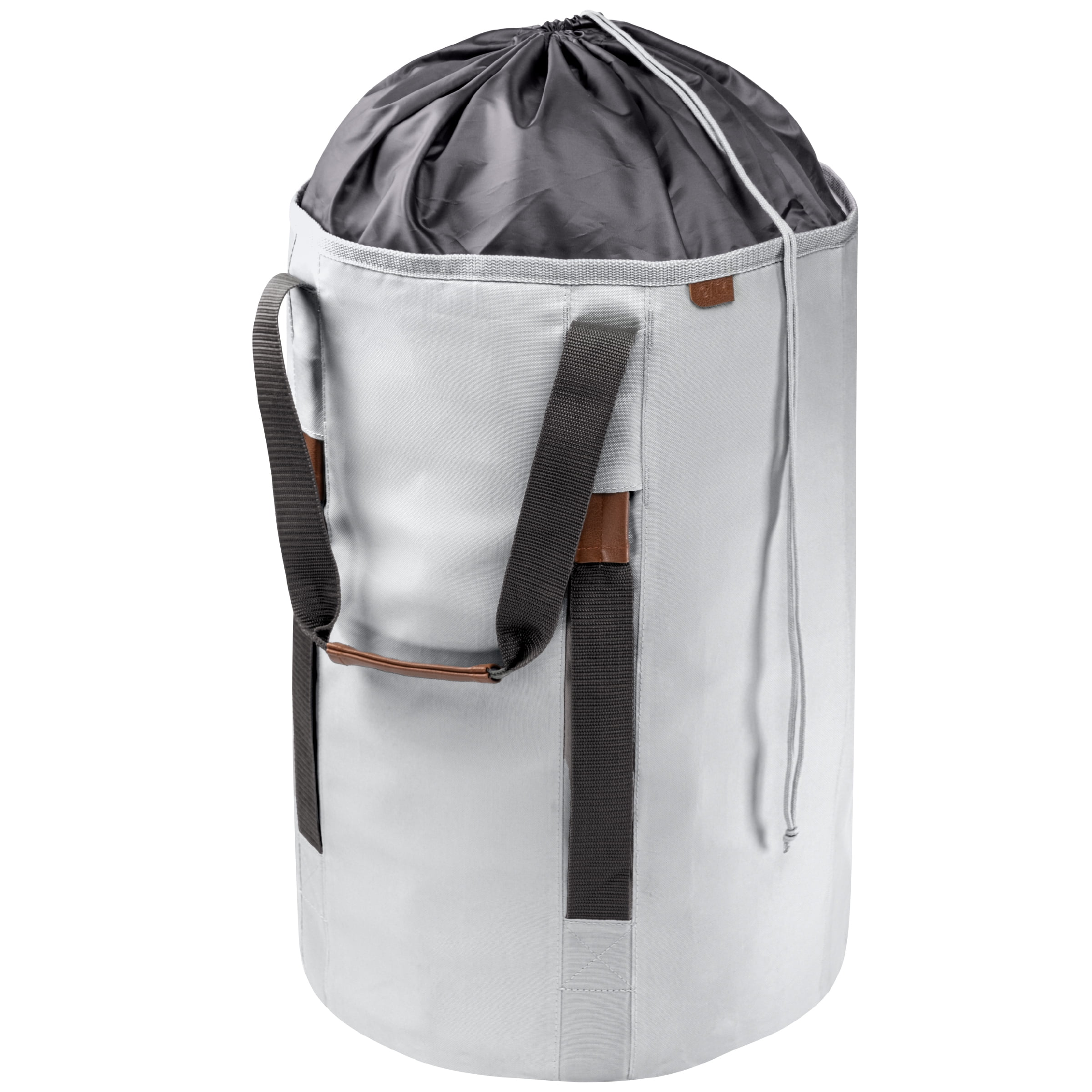 CleverMade Laundry Duffel Luxe - Stone Gray/Shadow Gray - Walmart.com