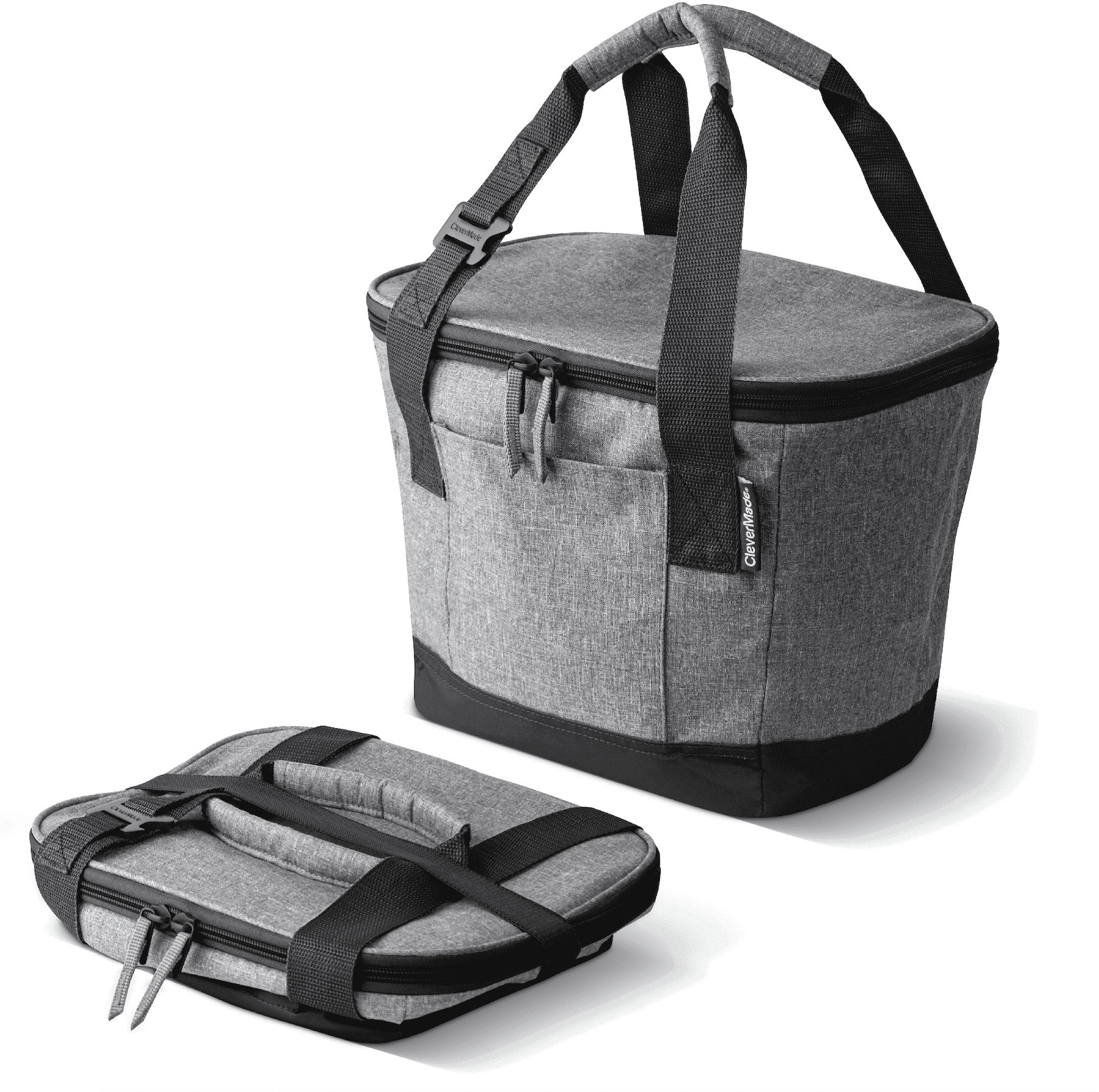 Collapsible Tahoe Cooler - 18 Can [2.0], Heather Gray/Black - Walmart.com