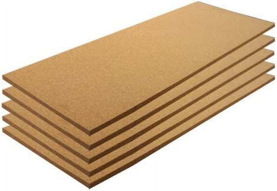 Cleverbrand Cork Sheets: 12" Wide X 36" Long X 1/16" Thick, 5 Pack ...