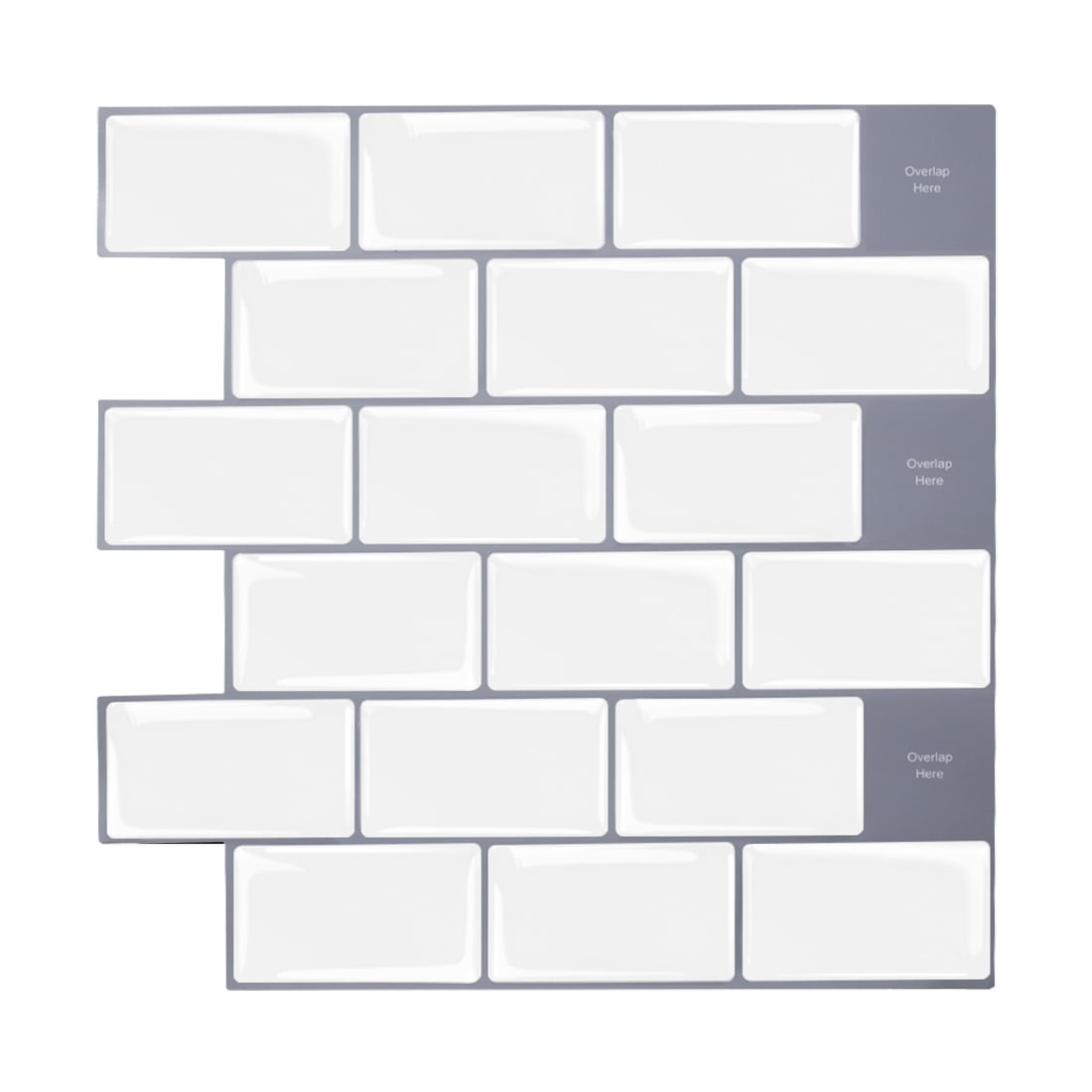 Clevermosaics 12*12 inch Self Adhesive Vinyl Backsplash Peel and Stick ...