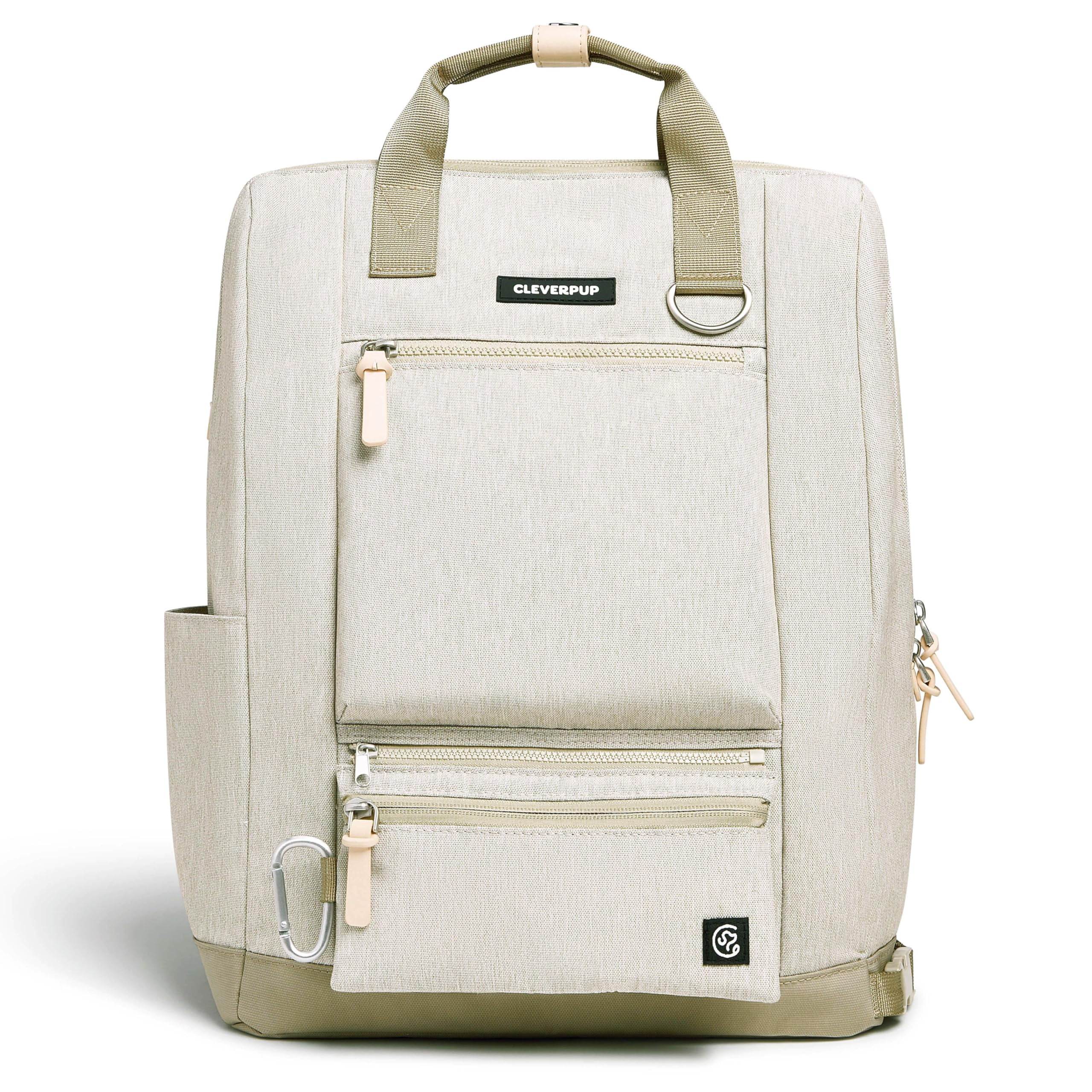 Cleverpup Porter 2-in-1 Dog Gear Backpack - Premium Dog Travel Bag with 10 Pockets, Zip-Off ...