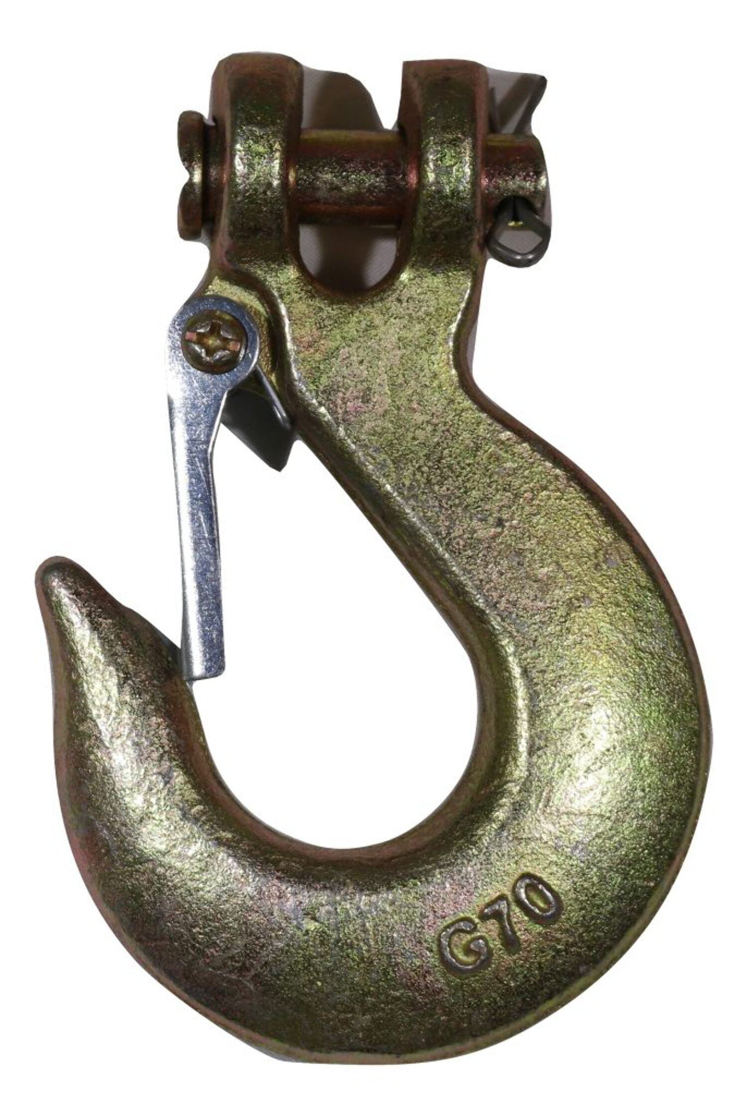 Grade 70 Clevis Slip Hook 5/16" with Latch - Chain Hardware with High ...
