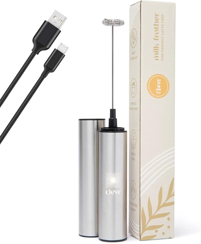 Clevr Blends Handheld Milk Frother, Stirrer, Mixer and Wisker for ...