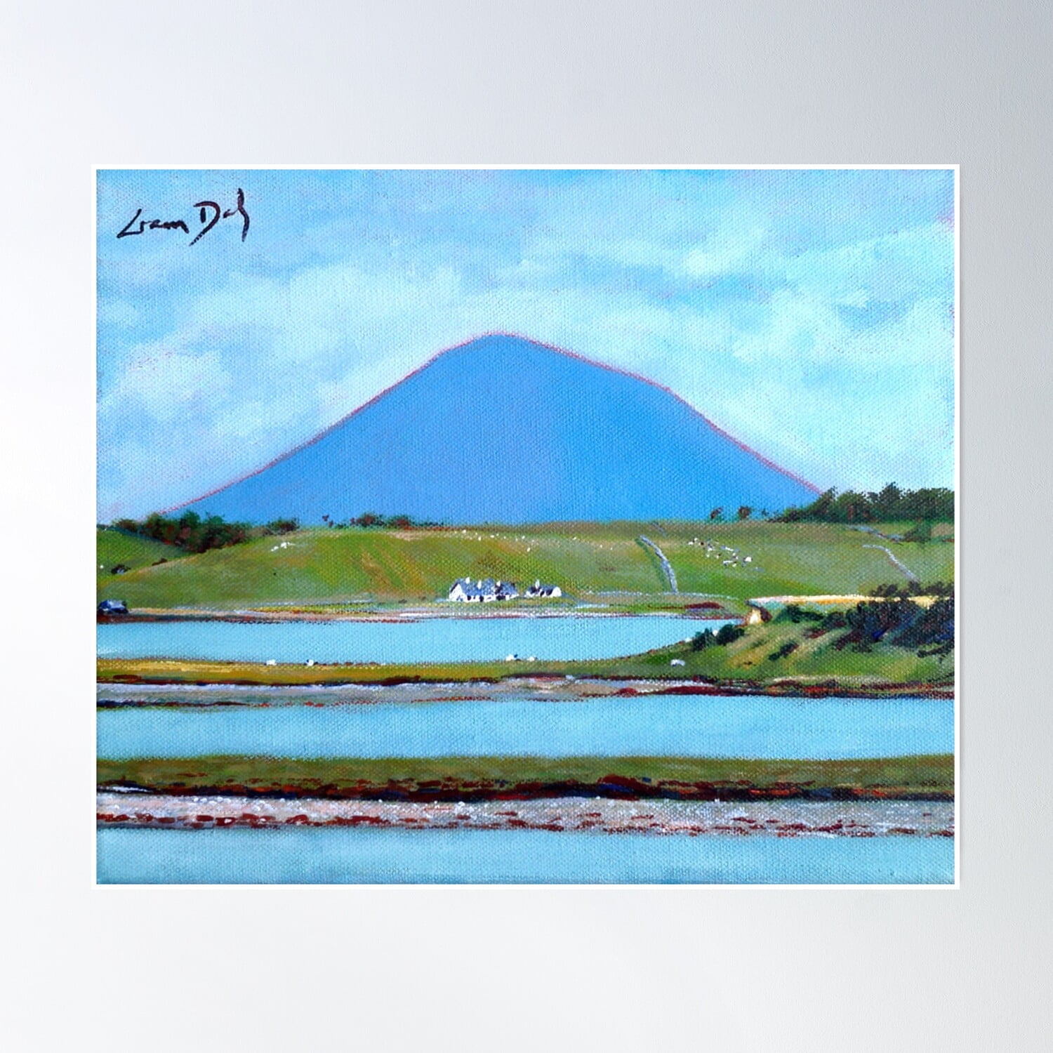 Clew Bay, Nephin (County Mayo, Ireland) Poster Wall Art, Modern Wall ...