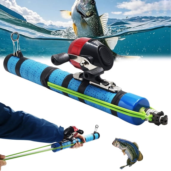 Clianle Catapult Fishing Rod, Portable Shooting Bait Fishing Tool ...