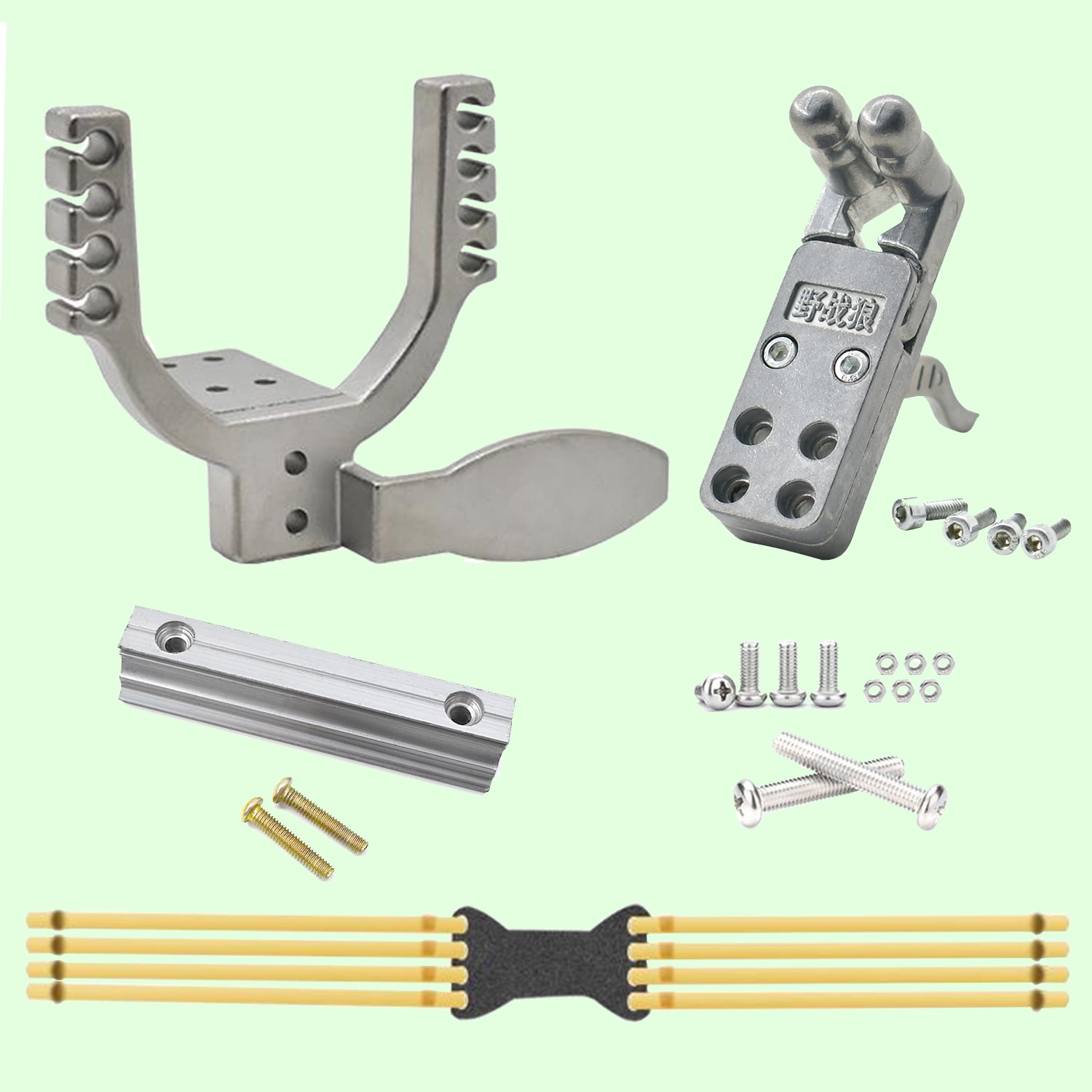 Clianle Hunting Slingshot Rifle Slingshot Release Device DIY Set, High ...