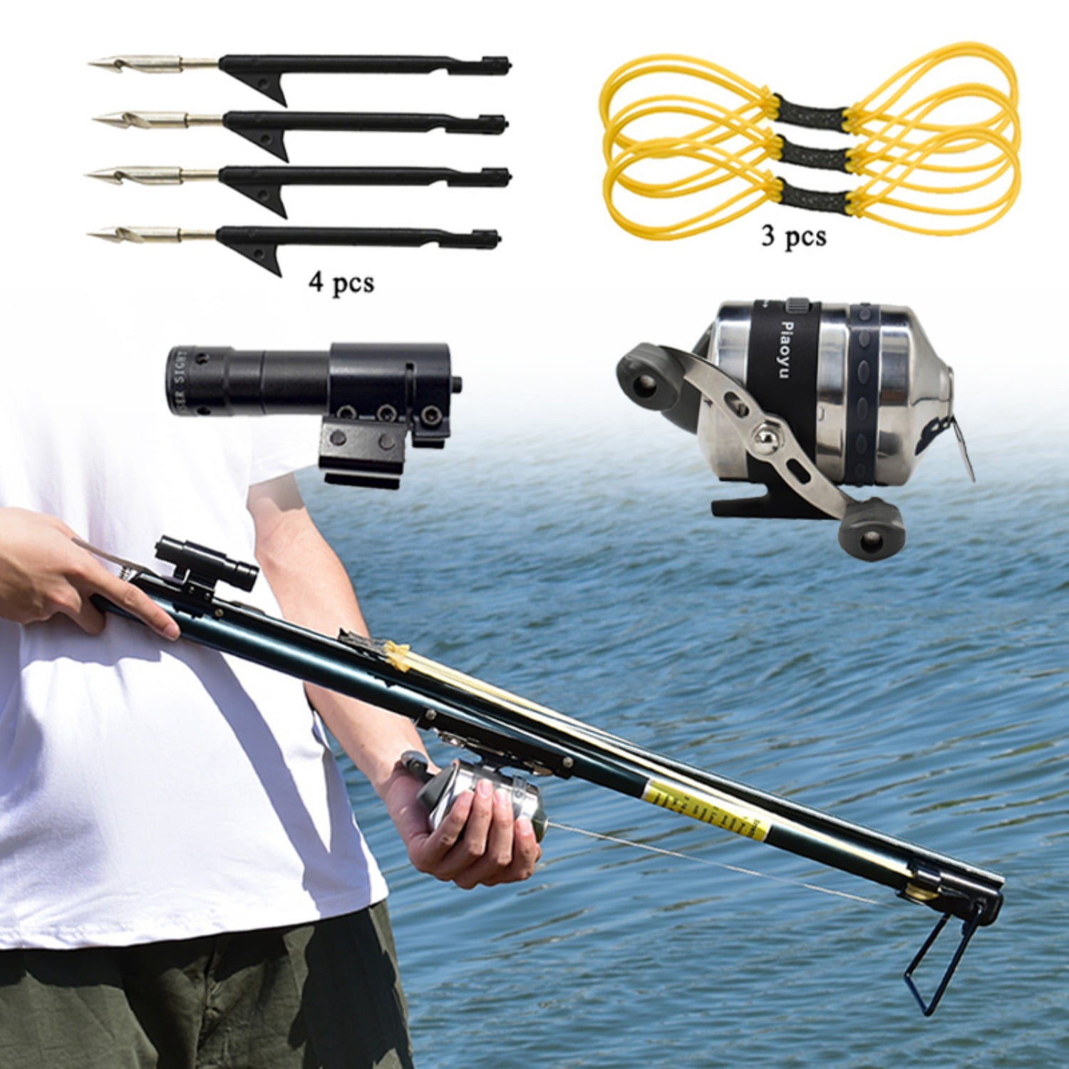 Clianle Outdoor Fishing Rod Fishing Slingshot Multifunctional Automatic ...