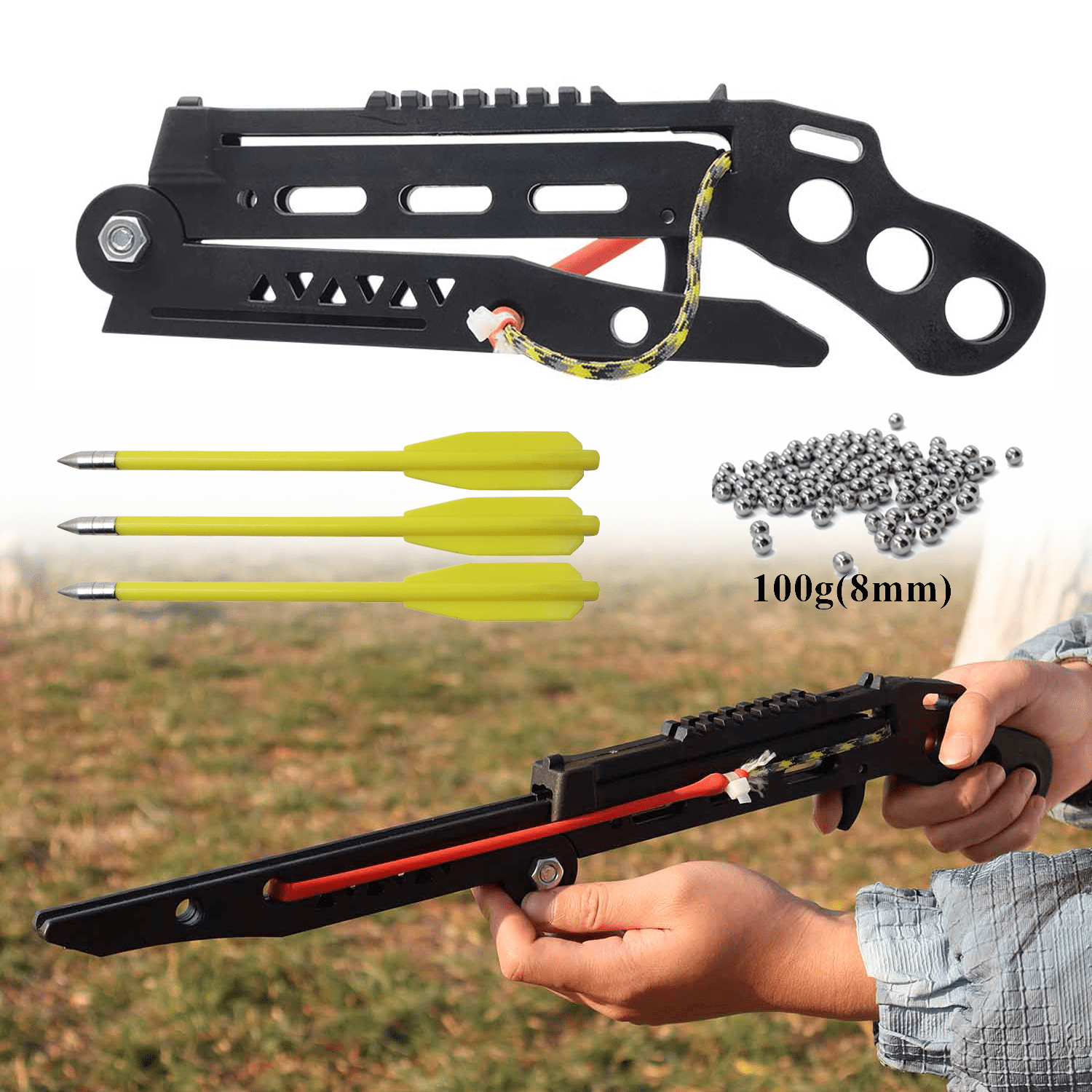 Clianle Shooting Practice Folding Slingshots for Adults, Sling Shot ...