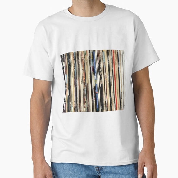 Clic Vinyl Records Turntable Analog Audio Collector T-Shirt - Walmart.com