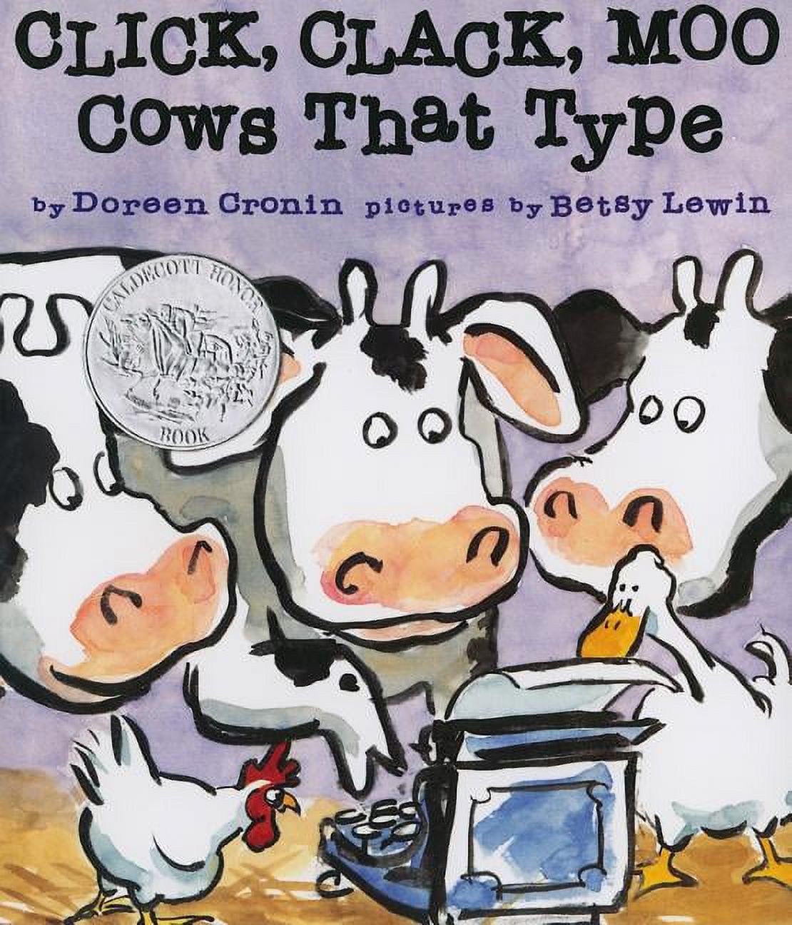 Click Clack Book: Click, Clack, Moo : Cows That Type (Board book ...