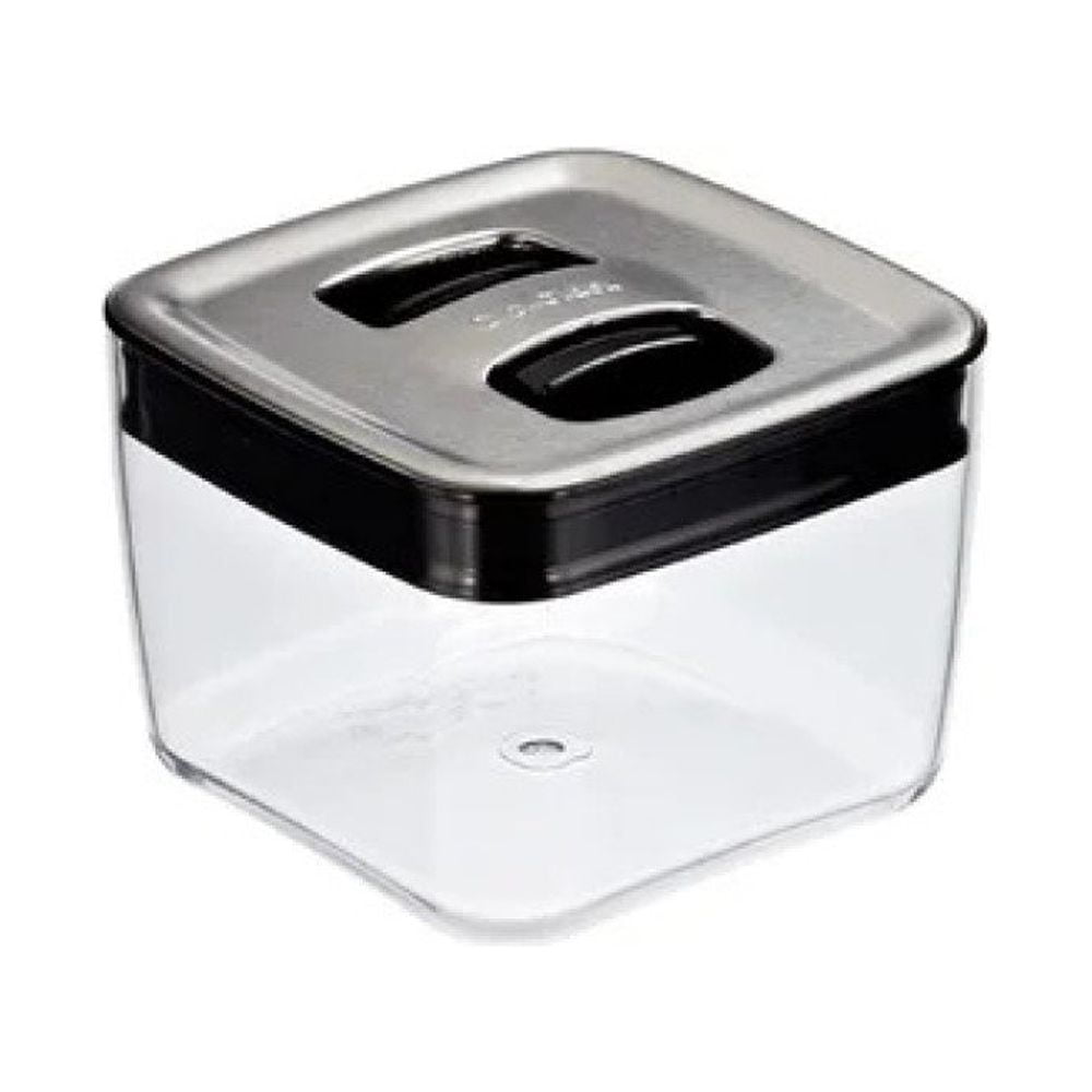Click Clack Cube Food Storage Container with Stainless Steel Lid, 1 ...