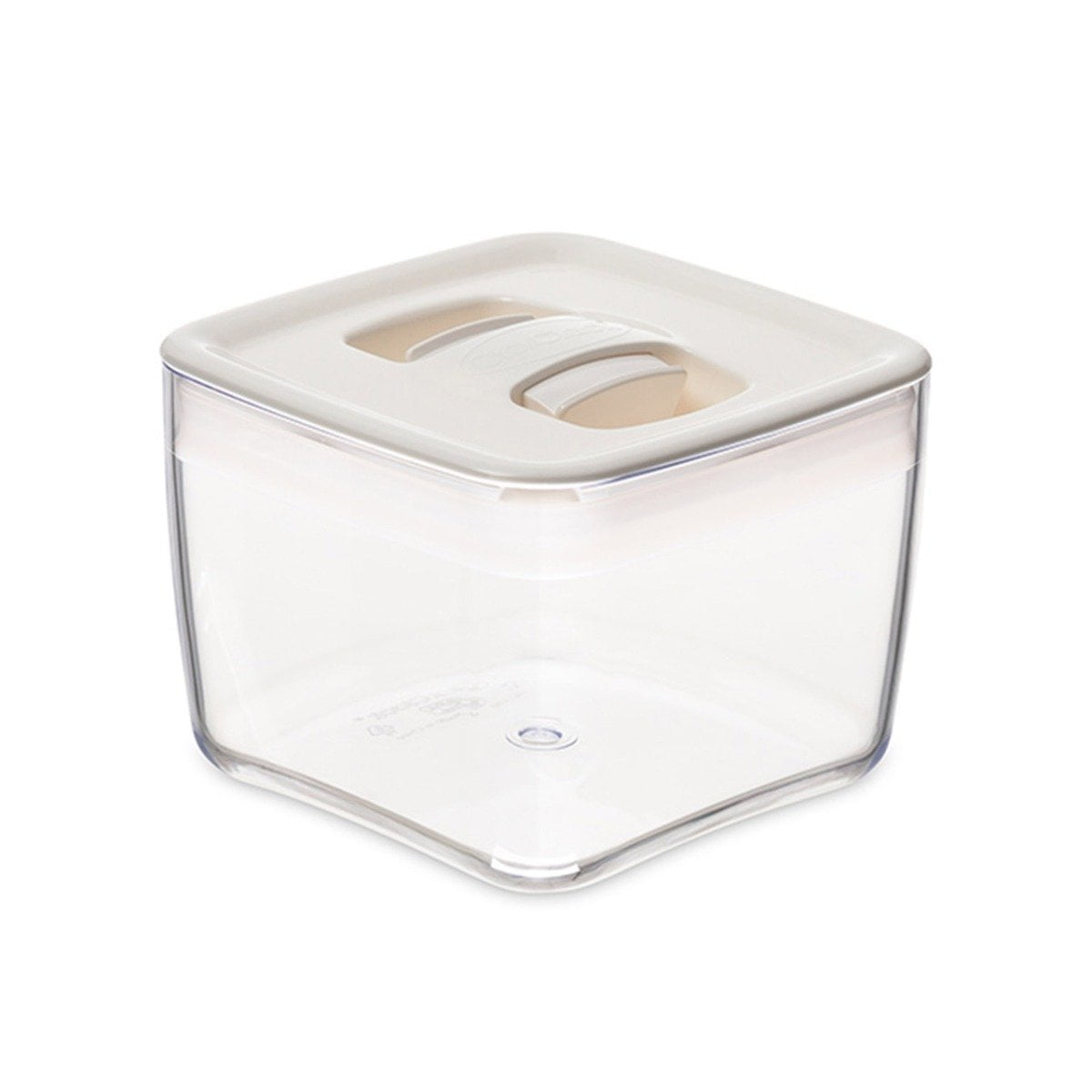 Click Clack Cube Food Storage Container with White Lid, 1 Quart ...