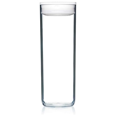 Click Clack Clear Pantry Canister with White Lid, 1.6 Quart - Walmart.com