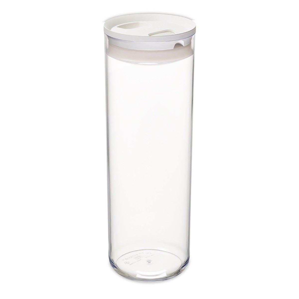 Click Clack Pantry Spaghetti Canister with White Lid, 2.5 Quart ...