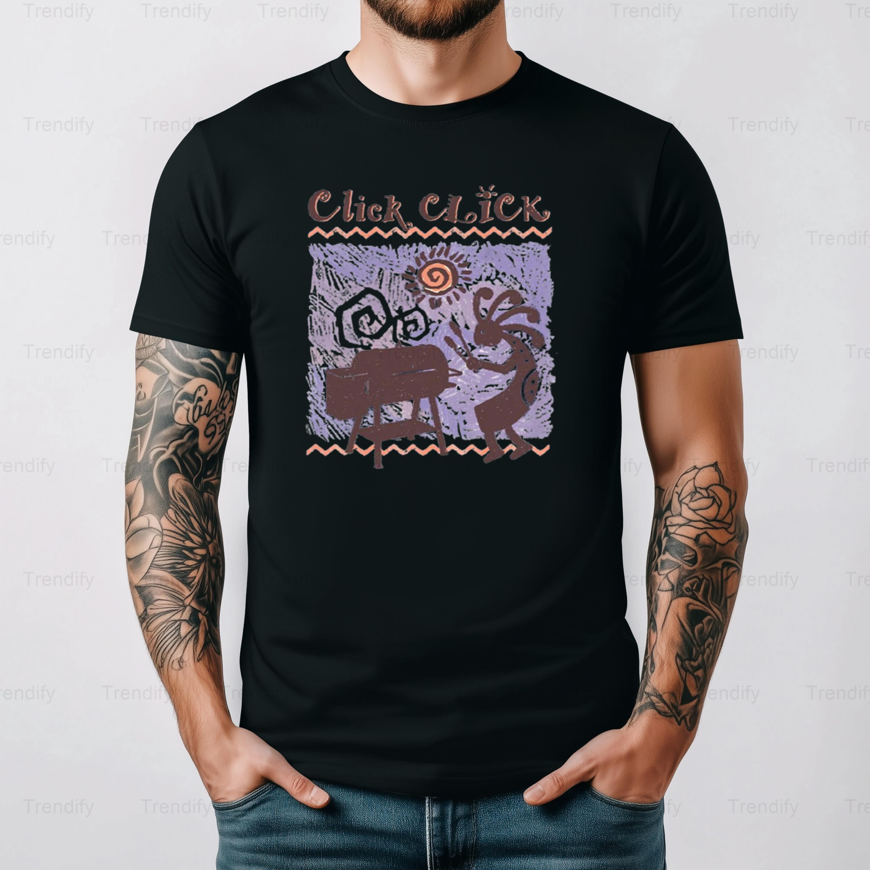 Click Click Photography Humor Camera Shutter Sound Funny Quote T Shirt ...