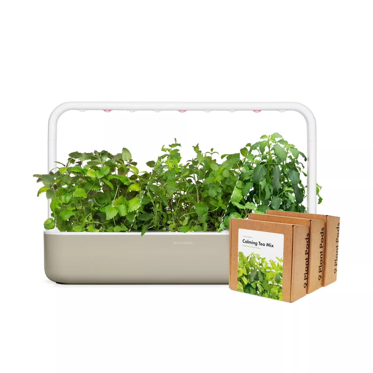 Click & Grow Indoor Herbal Tea Gardening Kit | Smart Garden 9 with Grow ...