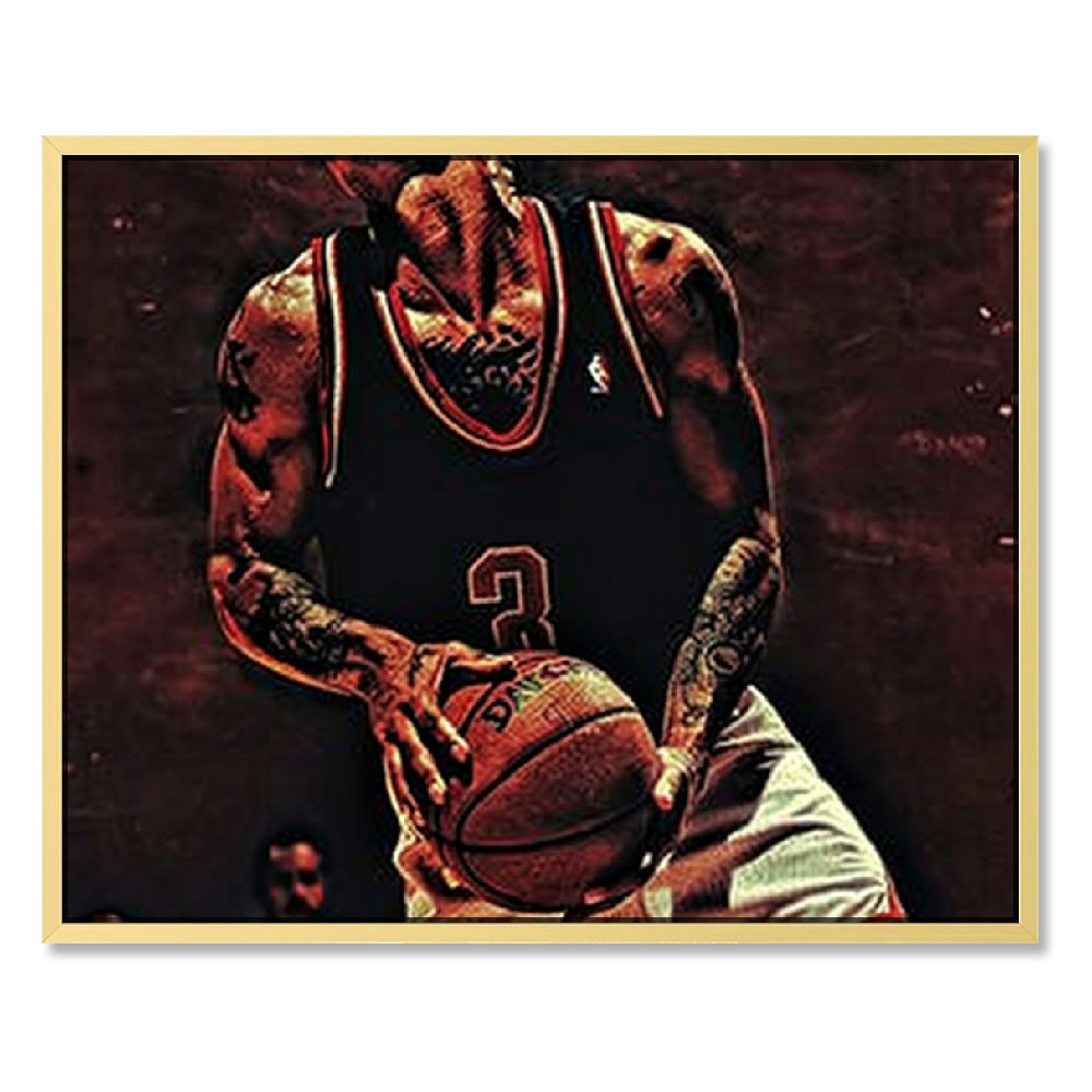 Click Image to Open expanded View Derrick Rose Poster Silk Wall Prin ...