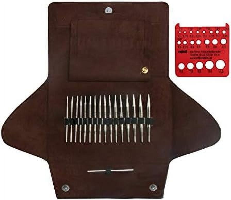 Click Lace Short Tip Interchangeable Circular Needle Set with Red Cords ...