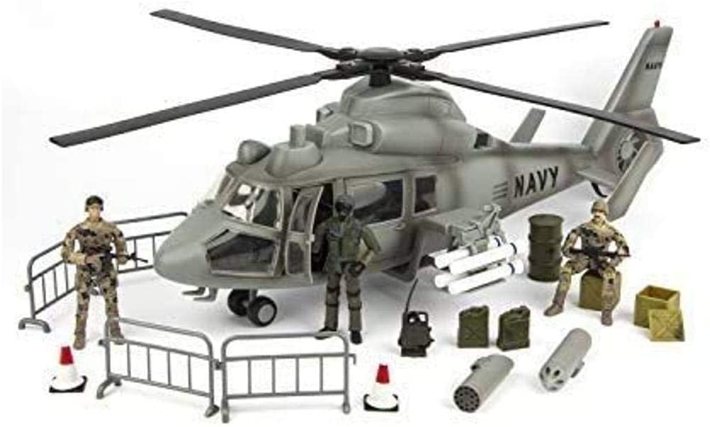 CLICK N' PLAY Military Action Figures, Vehicles, Equipment, 24-Piece ...