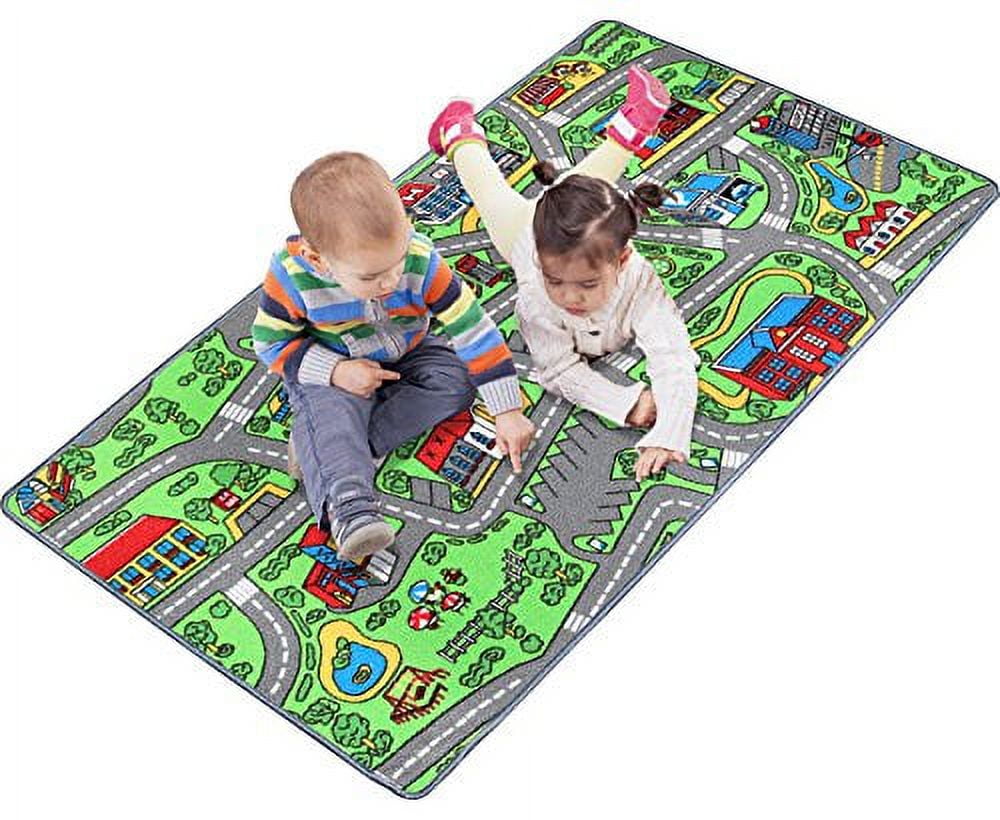 Click N’ Play Large Non-Slip City Life Kids Playmat Baby Playmat Rug ...