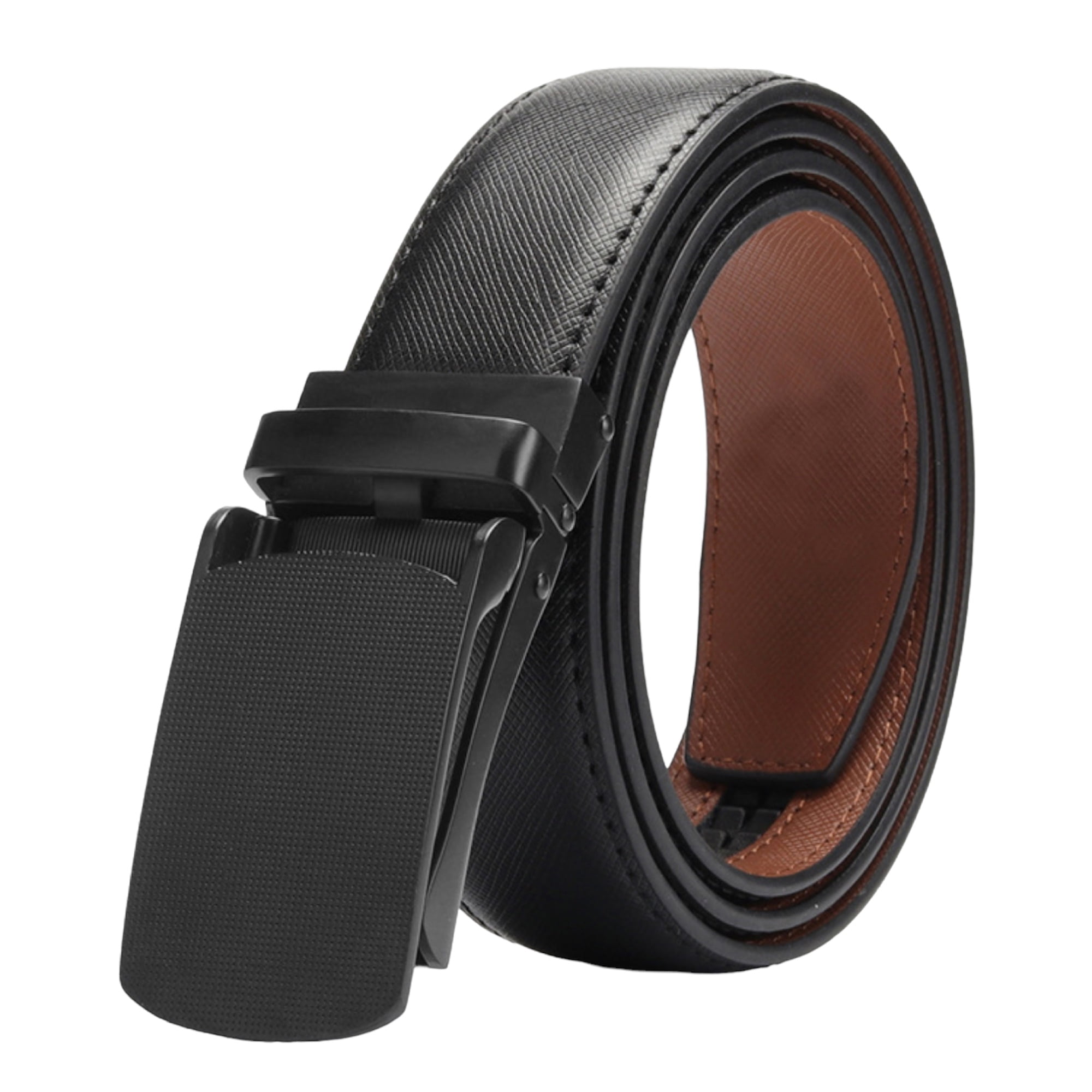 Click Ratchet Belt Dress with Sliding Buckle Adjustable Trim to Exact ...