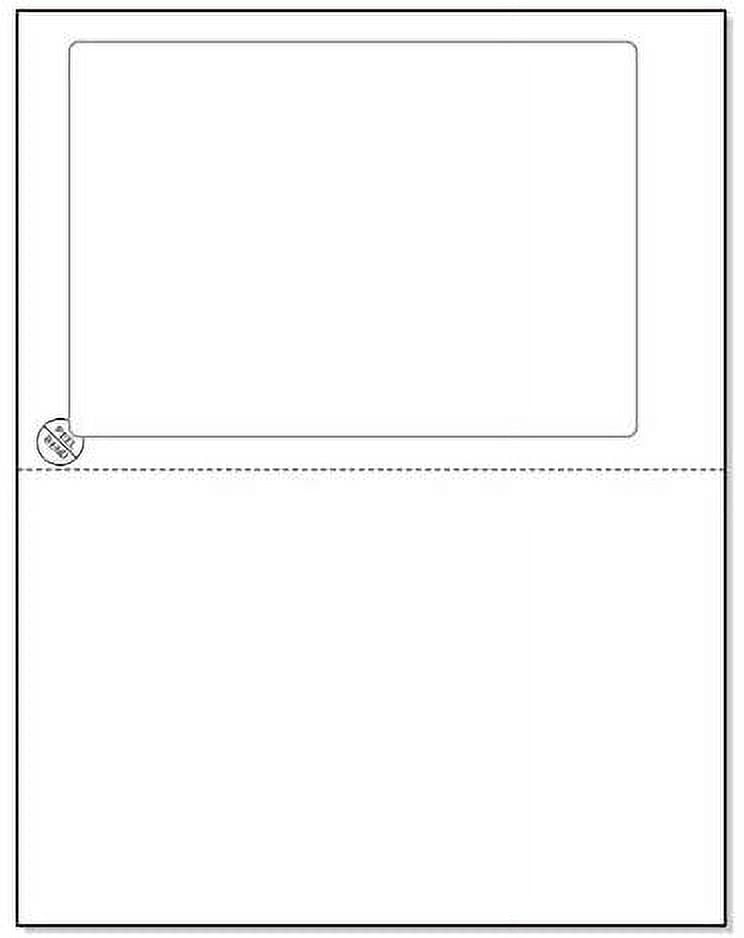 Click Ship Integrated Label Sticker with Tear Off Receipt, Designed for ...