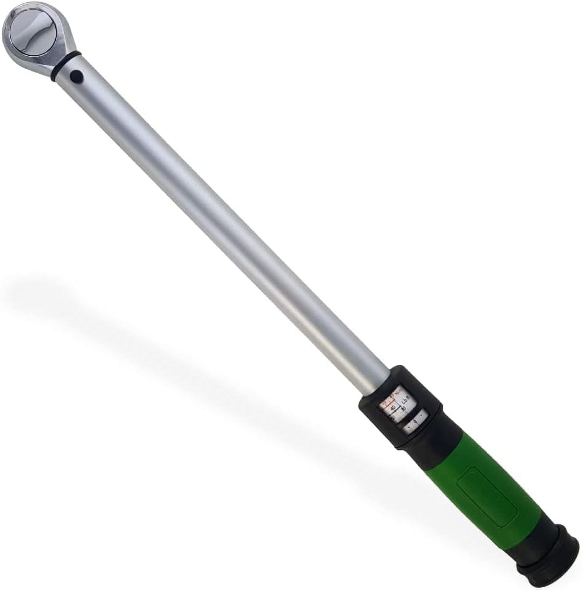 Click-Style Torque Wrench, 1/2 Inch Drive 30-150 ft.-lb., 45 Tooth ...