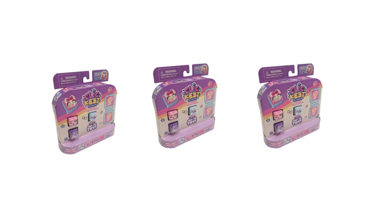 Clickeez Series 1, 15 Pack- Single Keyboard Keys that Click & Clack ...