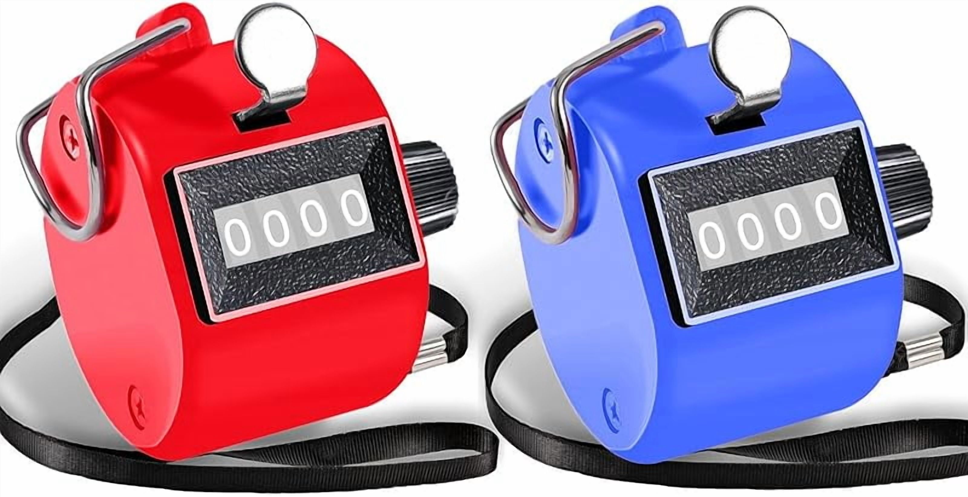 Clicker Counter Handheld Tally Counter 4-Digit Number Counter, 2 Pack ...