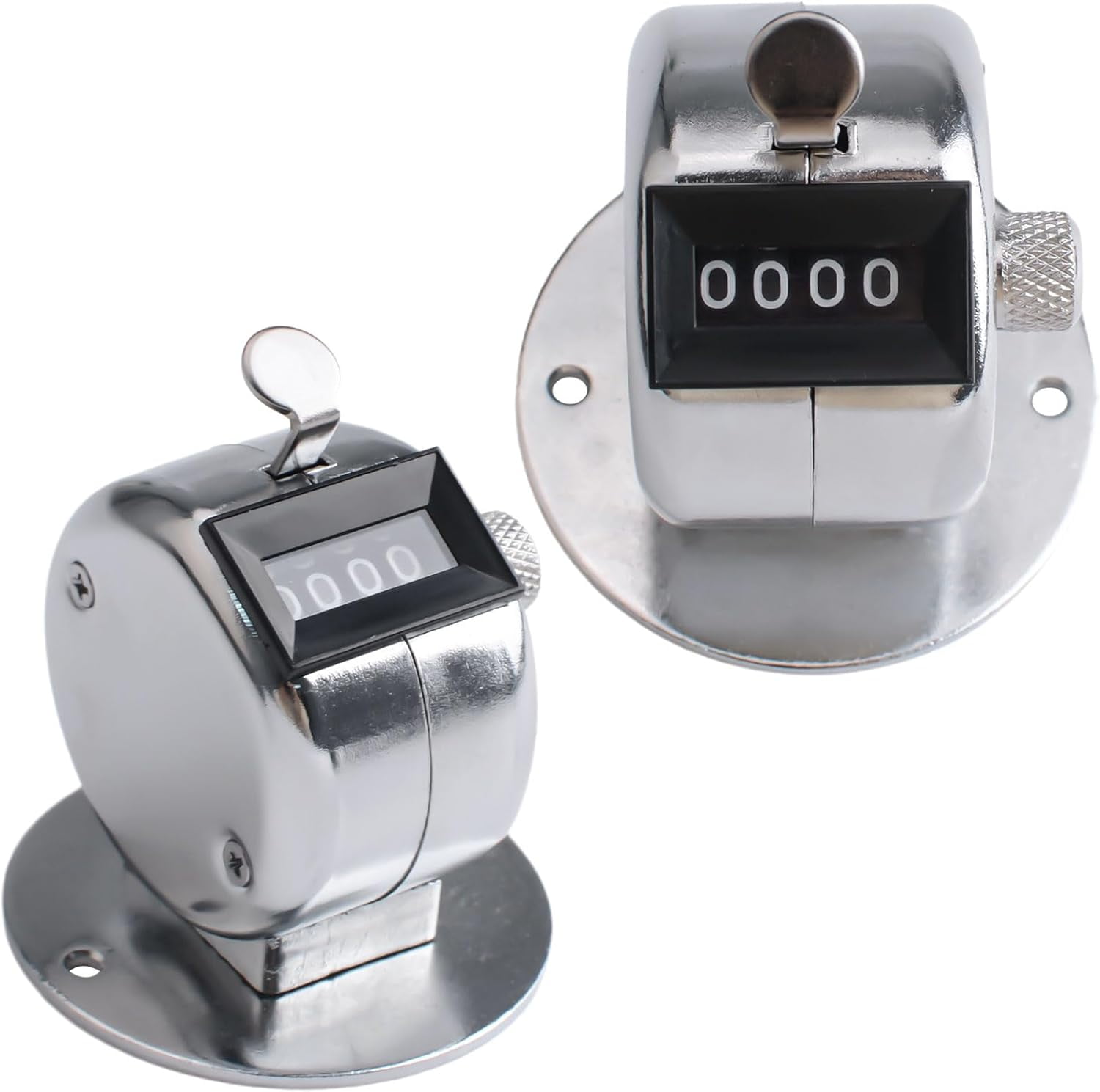Clicker Counter Metal Click Counter 4-Digit Number Tally Click Counter ...