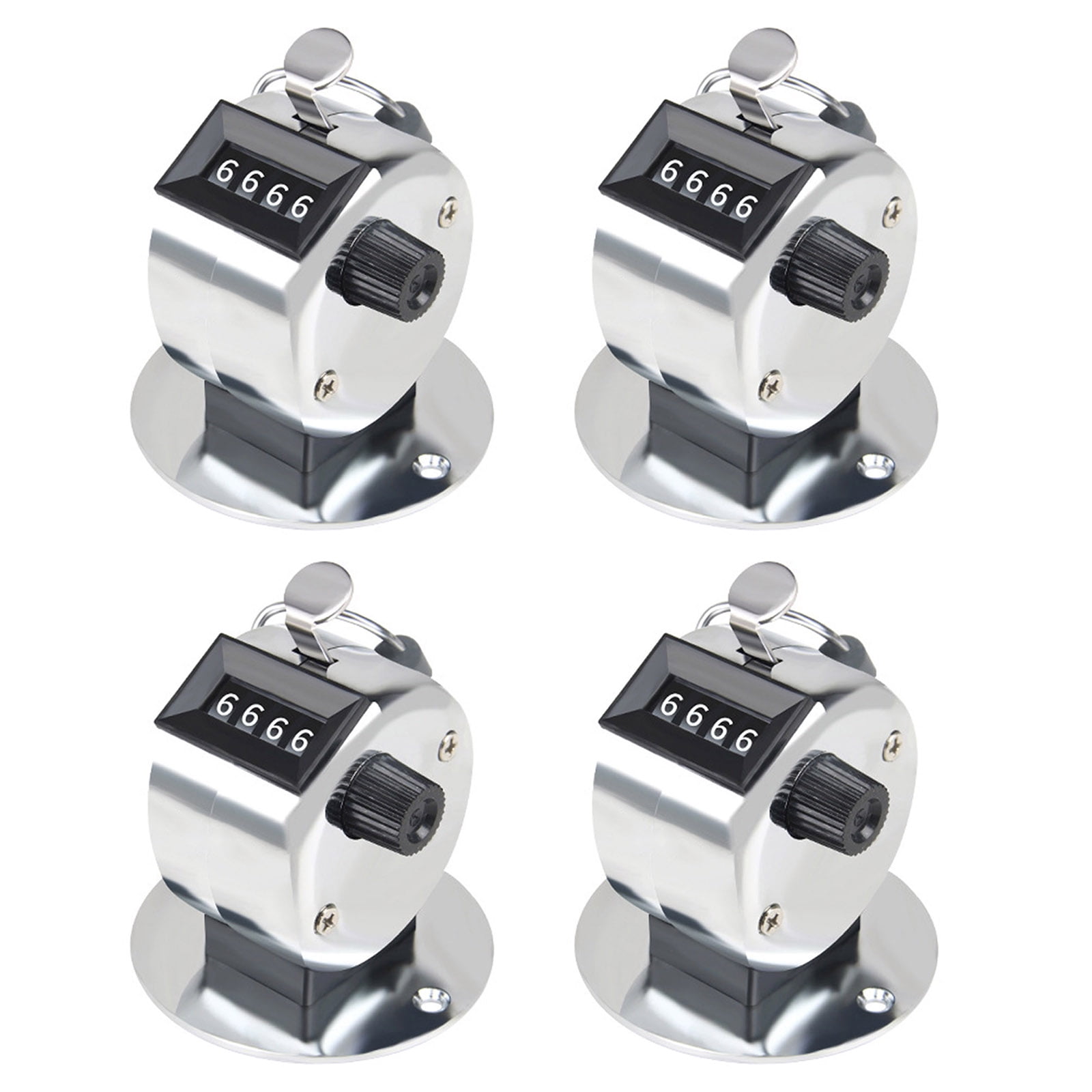 Clickers Counter, Metal Hand Tallies Counter Clickers with 4 Digit ...