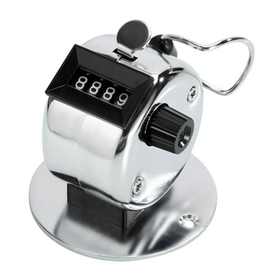 Clickers Counter, Metal Hand Tally Counter Clickers with 4 Digit ...