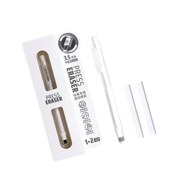 Clicks To Use Eraser Pen with Plastic Construction Shell For Repeated ...