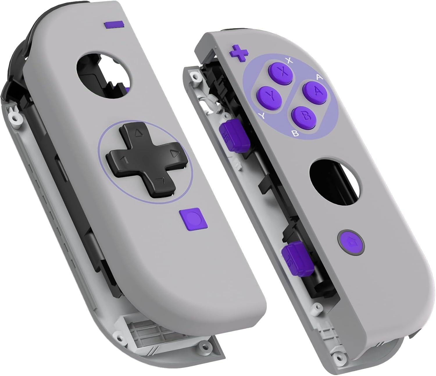 Clics SNES Style Joycon Handheld Controller Housing (DPad Version) Full ...