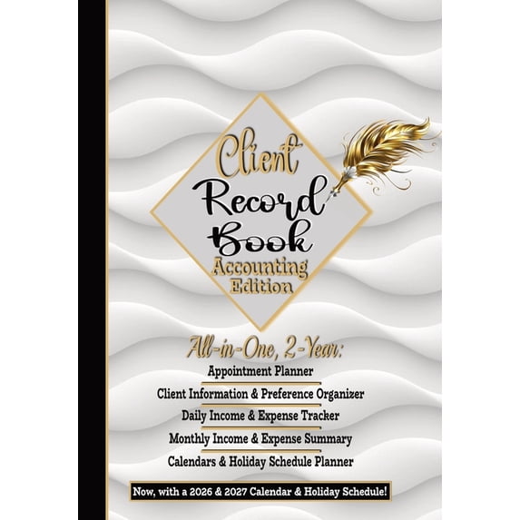 Client Record Book, Small Business Accounting Ledger Edition: Daily ...