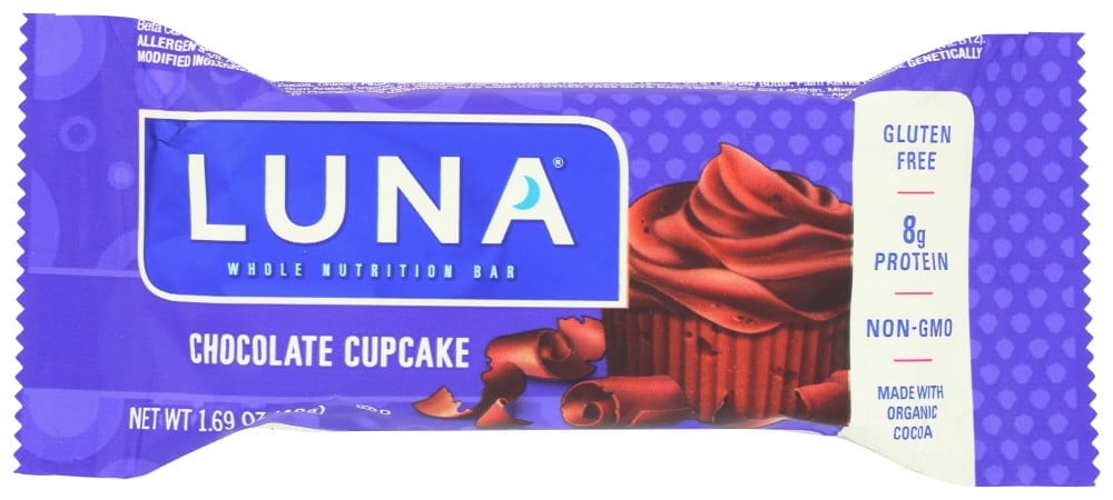 Luna Organic Nutrition Bar Chocolate Cupcake Gluten Free, 1.69 Oz ...