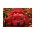 Clif-ford Big Red Dog Area Rug Cartoon Rug Modern 3D Digital Print ...