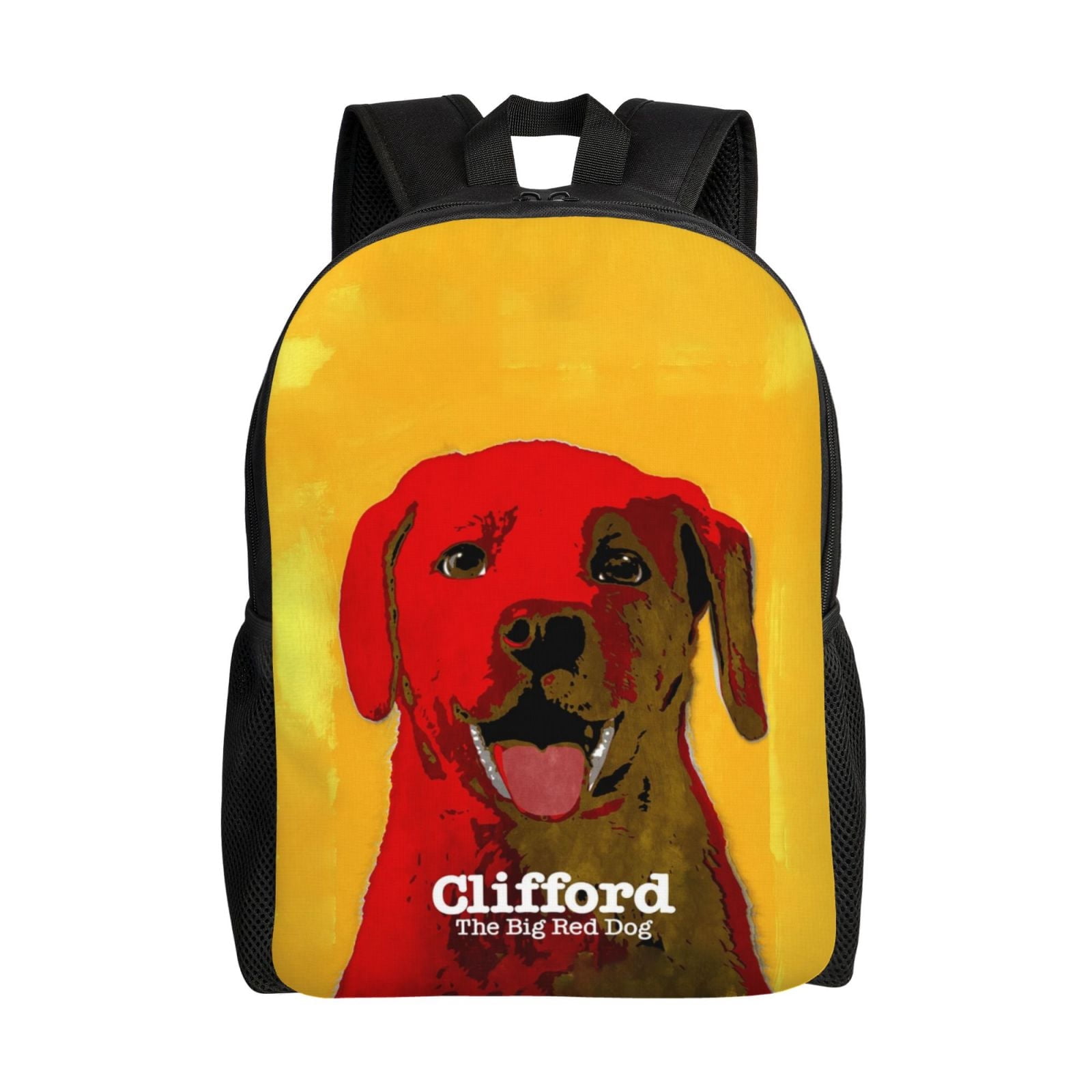 Clif-ford Big Red Dog Backpack for Unisex 16 Inch Bookbag Travel Laptop ...