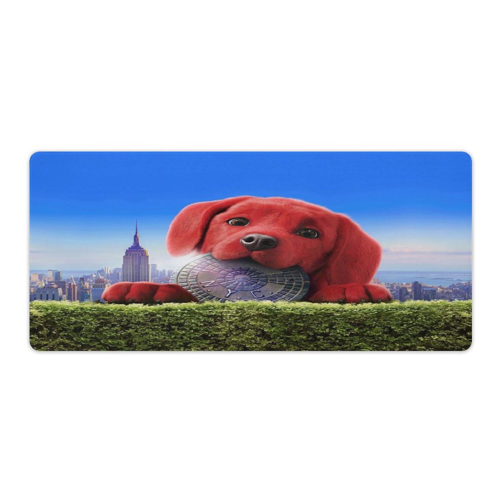 Clif-ford Big Red Dog Large Mouse Pad Rubber Lock Edge Office Mouse Pad ...
