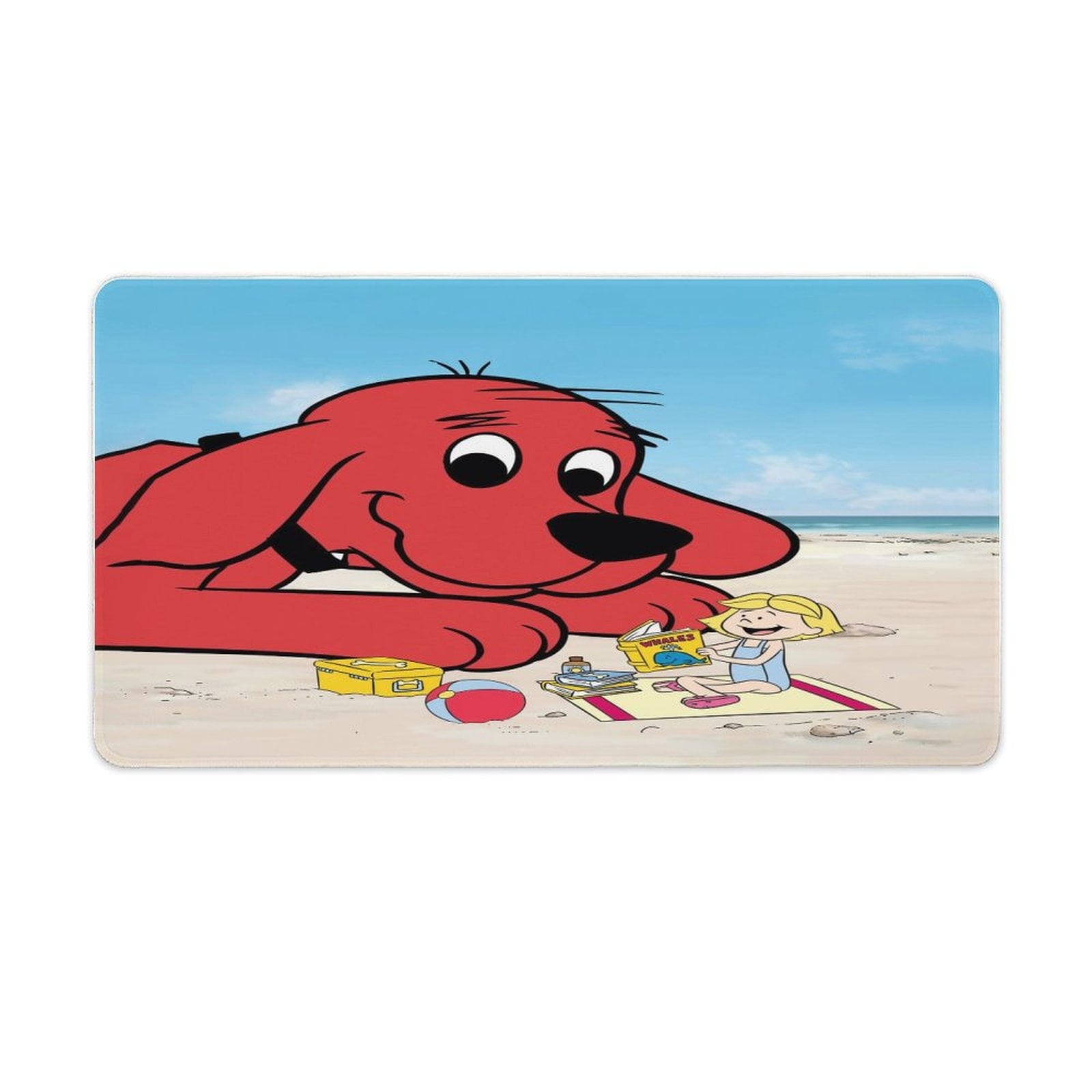 Clif-ford Big Red Dog Large Mouse Pad Rubber Lock Edge Office Mouse Pad ...