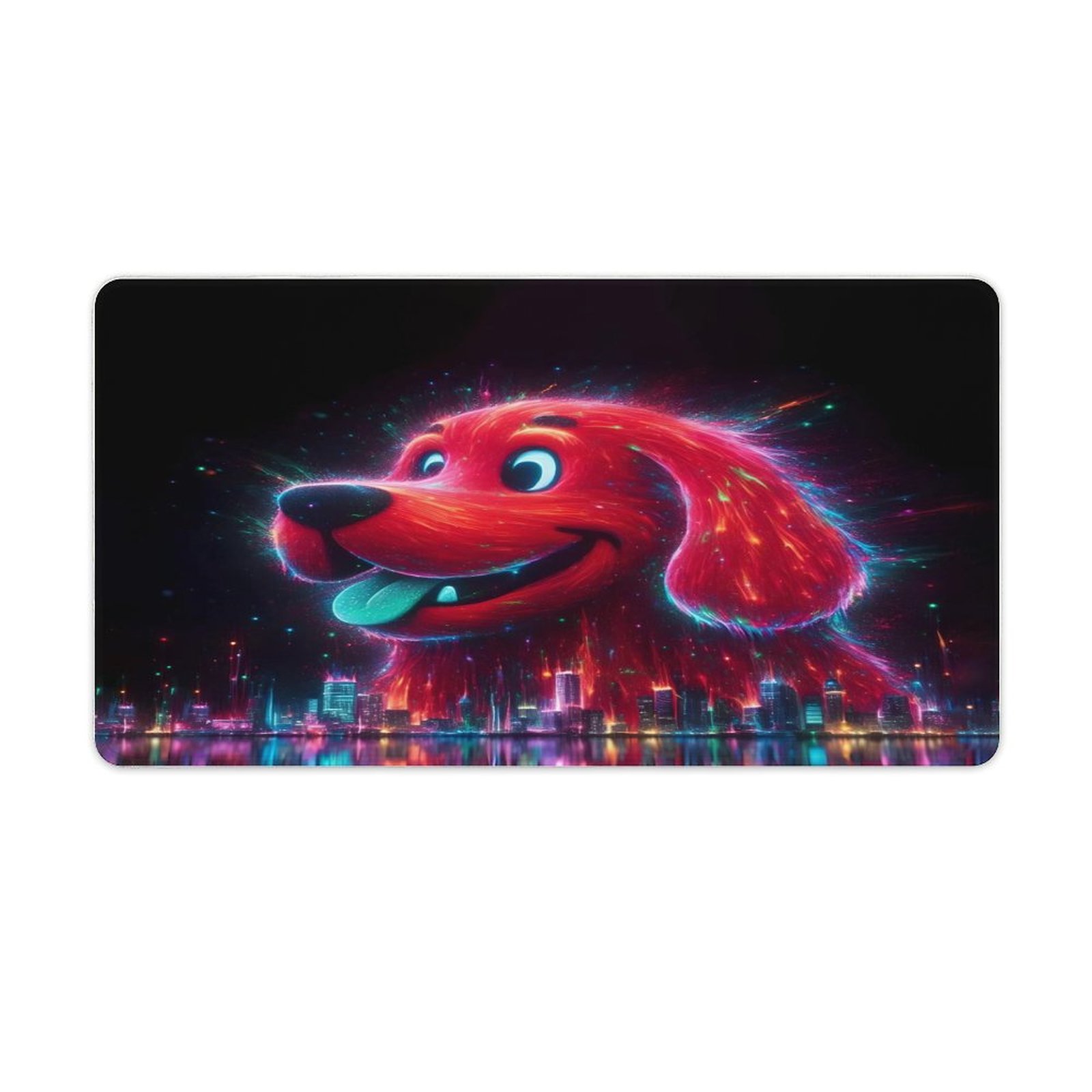 Clif-ford Big Red Dog Large Mouse Pad Rubber Lock Edge Office Mouse Pad ...