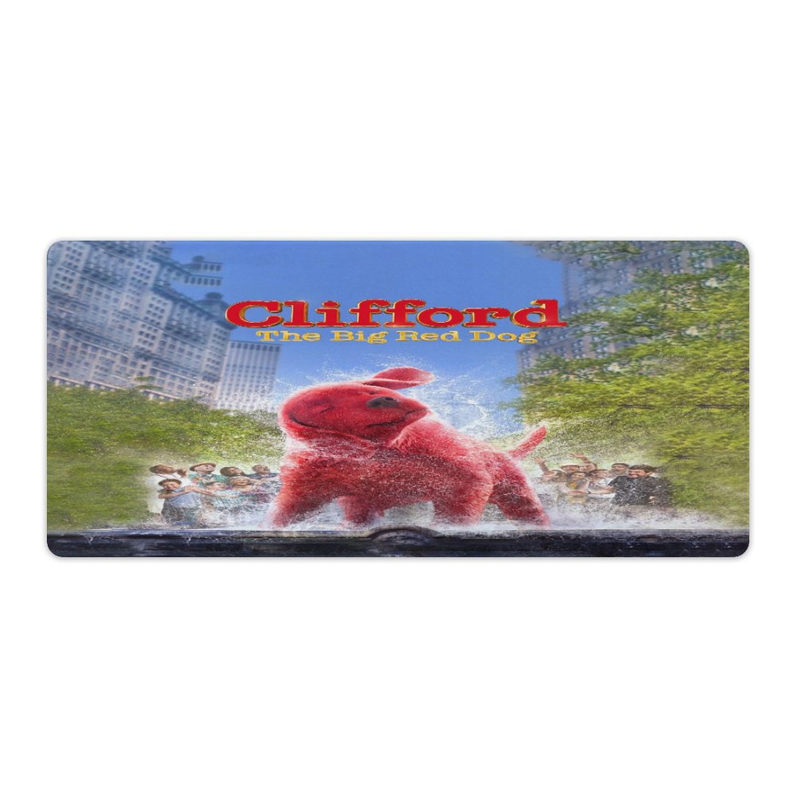 Clif-ford Big Red Dog Large Mouse Pad Rubber Lock Edge Office Mouse Pad ...