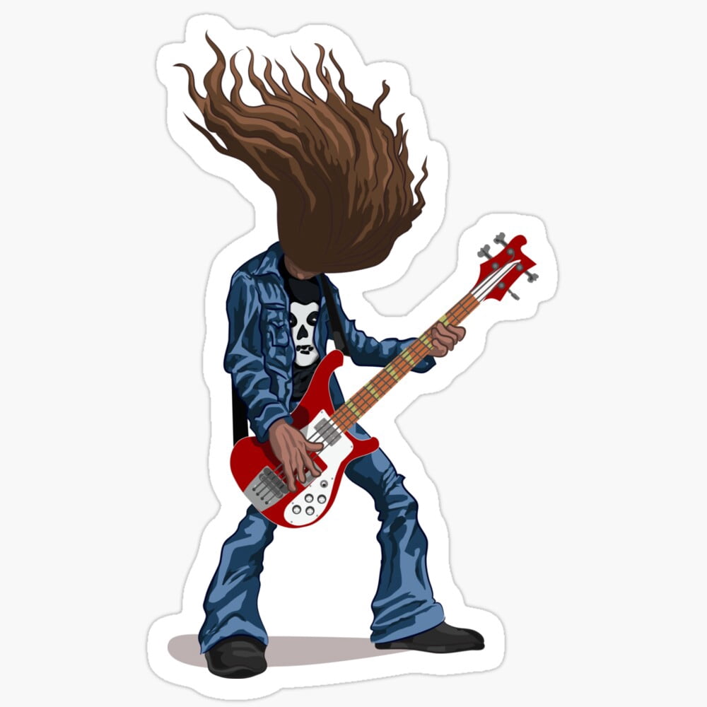 Cliff Burton Stickerphone Decal Water Bottle Stickers, Vinyl Stickers ...